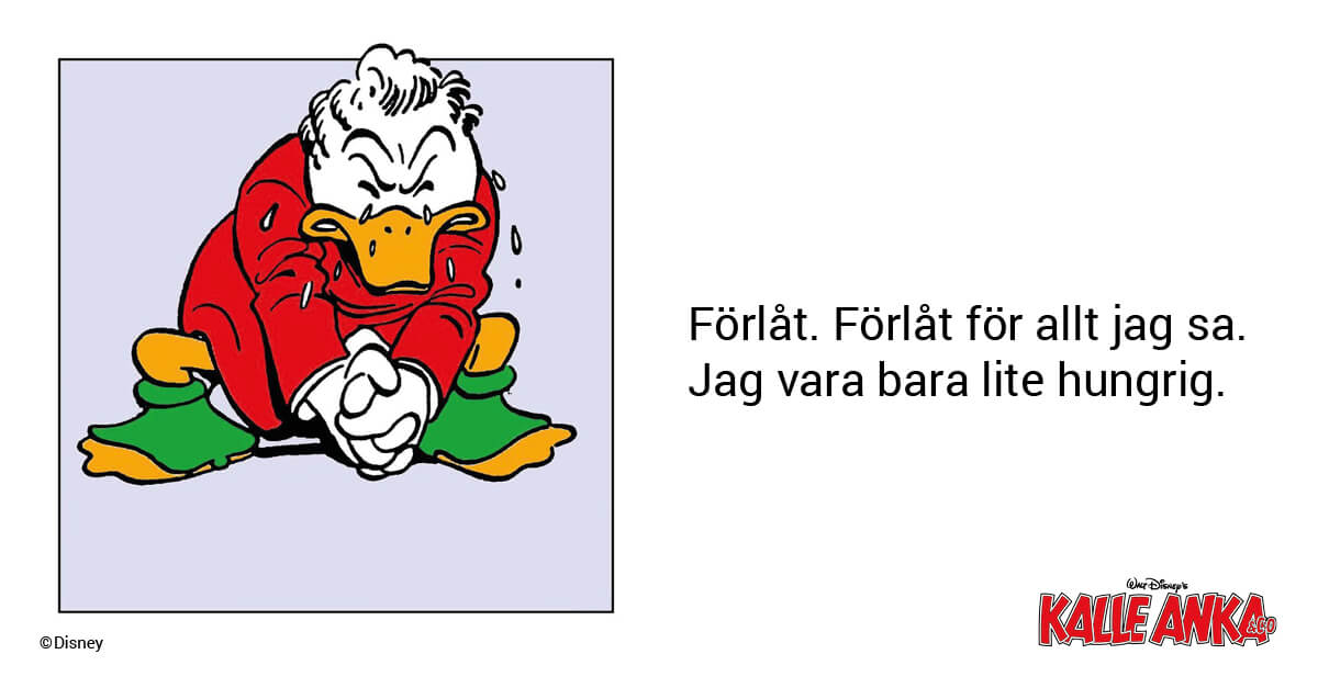 Hungrig - Kalle Anka