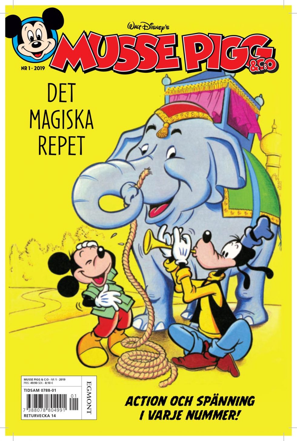 Musse dukar under i senaste Musse Pigg & C:o - Kalle Anka